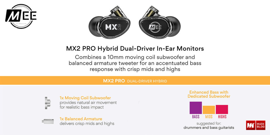MEE Audio MX PRO moduláris fülhallgató család - Muzix Blog